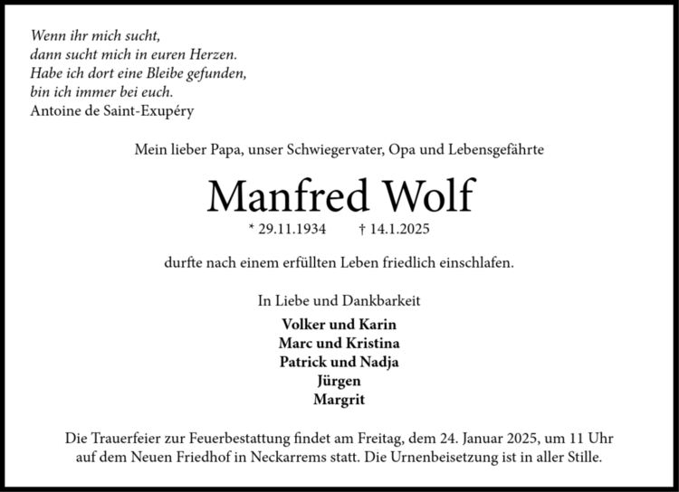 Manfred Wolf
